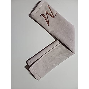 Global_Trading 6 Pack - FINGERTIP Towels 11X18 Terry-Velour Towels 100% Cotton (Beige) (6, Beige)