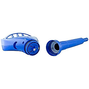 POOL BLASTER Aqua Broom XL Ultra Cordless Pool & Spa Vacuum Cleaner with Pole Set, Battery-Powered Handheld Hoseless, Ideal for Hot Tubs, Inground & Above Ground Pool Steps, by Water Tech