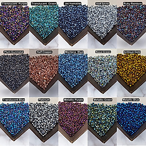 INSPIRELLE Approx 2400pcs 4mm Electroplated Multicolor Bicone Beads for Jewelry Bracelet Making Bulk Faceted Crystal Glass Briolette Beads
