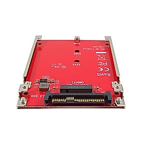 Ableconn IU2-M2132 M.2 NVMe to U.2 Adapter - Turn M.2 NVMe SSD to 2.5" Drive with U.2 (SFF-8639) Interface - M2 SSD Converter - PCIe M.2 NVMe to U.2 Host Adapter