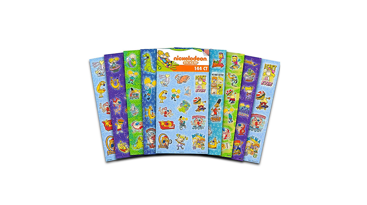Nickelodeon Nicktoons Party Favors | 90s Stickers & Tattoos