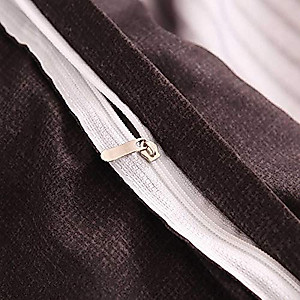 Bed Linen 3 Piece Bed Sheet Quilt Cover Quilt Cover Pillowcase Bedding Cover Stripe Style Quilt Cover Pillowcase Large taoxiang (Color : Red)