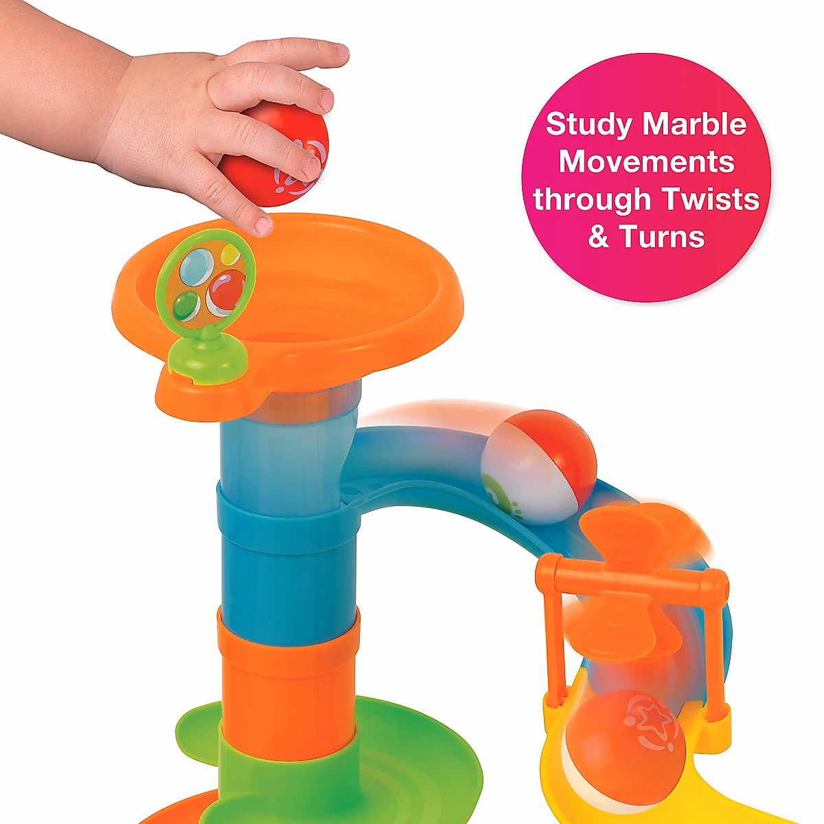 Edushape Bounce A Marble Racetracks, 30Piece Set (809801)