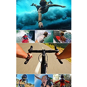 TEKCAM Action Camera Waterproof Housing Case Compatible with AKASO EK7000 V50 Elite/Apexcam/Remali CaptureCam/Vemont Action Camera Replacement Waterproof Protective Housing Underwater Diving Shell