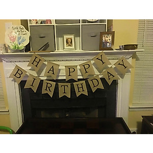 DIY Brown Banner Set, Personalized Banner Party Decorations Supplies Custom Signs, Handwriting Banners Include 26 Letters Stencil