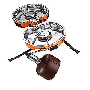 CAMPINGMOON Camping Grill Propane Gas Stove Adapter, Input: EN417 Lindal Valve Canister, Output: Propane Gas Stove Z20