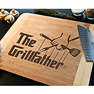 Personalized Dad Cutting Board Gift For Father Custom Cutting Board Fathers Day Engraved Chopping Board