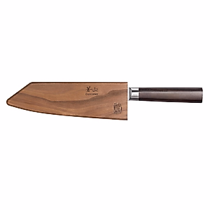 Cangshan HAKU Series 501059 X-7 Damascus Steel Forged 7-inch Kiritsuke Knife with Sheath