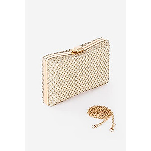 BABEYOND Rhinestone Clutch Evening Bag - Women's Glitter Bling Crossbody Purses for 1920s Party Prom Wedding