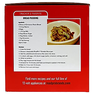 RoadPro RPLBSTOVET2 Food Heating Lunch Box Oven for Truck Portable Food Warmer Lunch Box 12v Stove Car Van Life Travel or Construction – Deluxe, Hunter Green, 1 Quart