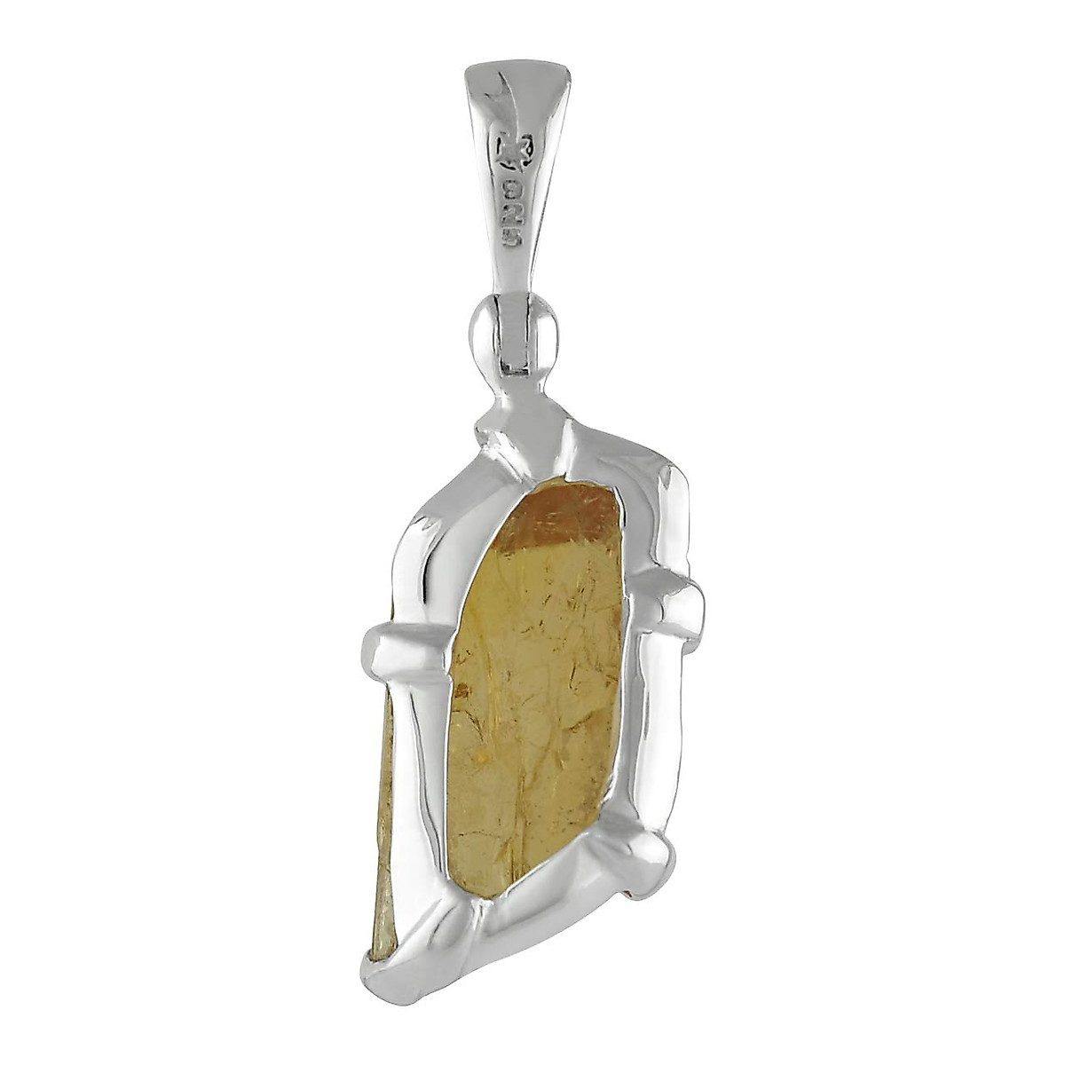 Starborn Imperial Topaz Crystal Pendant in Sterling Silver