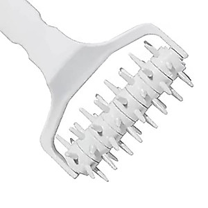 Commercial Dough Presses,Pizza Dough Docker Pastry Roller with Spikes Pizza Docking Tool for Home Commercial Kitchen Pizza Making Accessories That Prevent Dough From Blistering