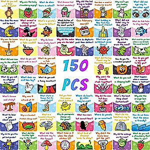 150 Lunch Box Jokes for Kids Lunchbox Notes for Kids Inspirational Motivational Funny School Lunch Notes Lunch Jokes Notes for Kids Boys and Girls Classroom Birthday Party Favor Supplies