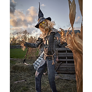 Spirit Halloween 6.6 Ft Strawman Animatronic