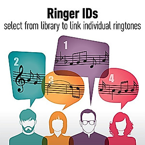 Panasonic KX-TGD563M Link2Cell Bluetooth Cordless Phone with Voice Assist and Answering Machine - 3 Handsets (Renewed)