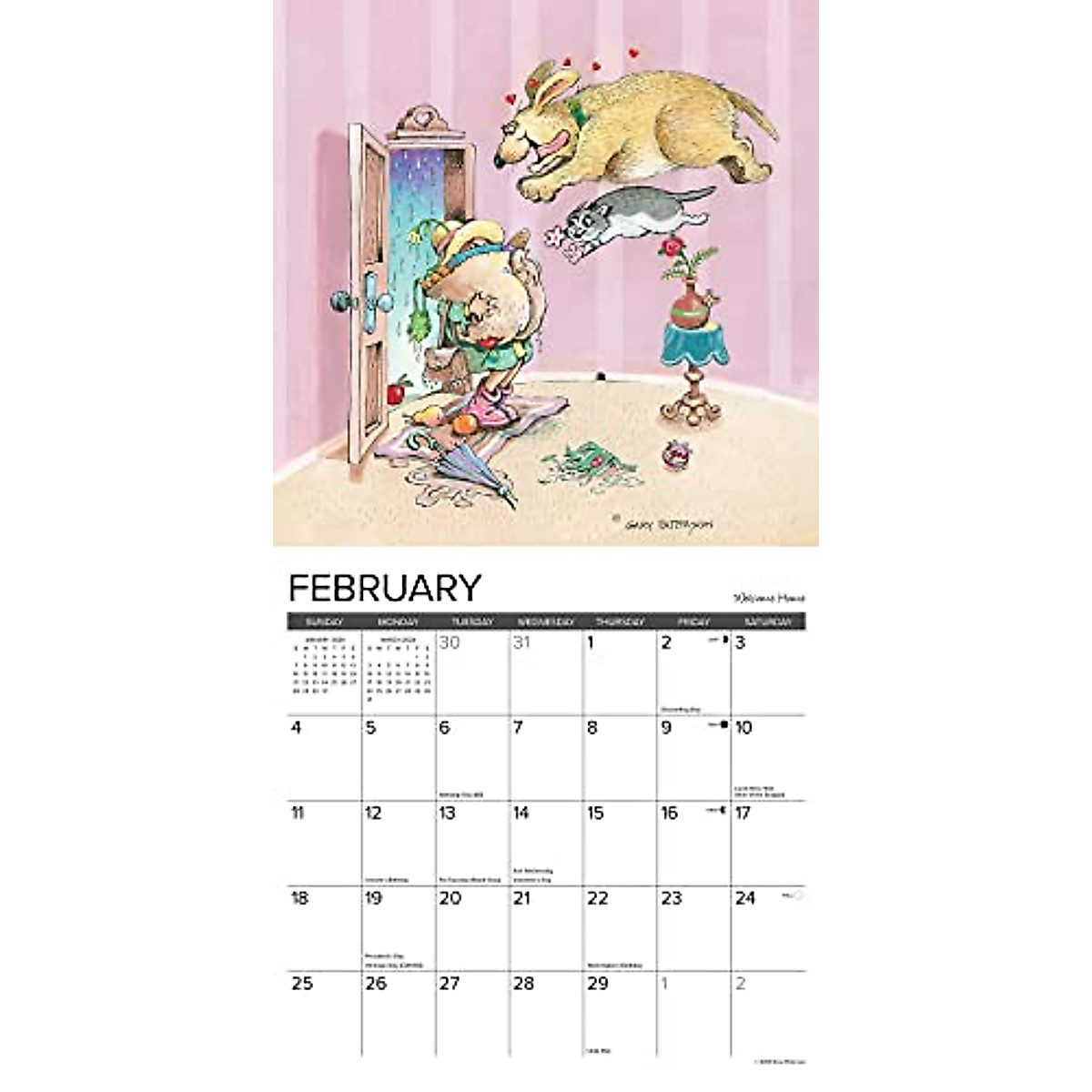 Willow Creek Press Gary Patterson's Paws n Claws 2024 12" x 12" Wall Calendar Gary Patterson