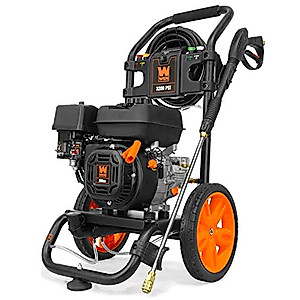 WEN PW3200 Gas-Powered 3200 PSI 208cc Pressure Washer, CARB Compliant, Black