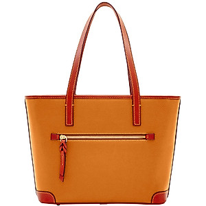 Dooney & Bourke Handbag, Pebble Grain Charleston Tote - Caramel