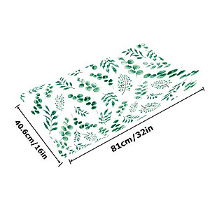 2Packs Baby Changing Pad Cover, Ultra Soft Stretchy Diaper Changing Table Pad Cover for Girls Boys, Cotton Breathable Nursery Changing Table Sheets Fit 32"/34"x16"Pad (2Green)