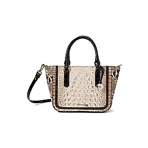 BRAHMIN Fontaine Small Ashlee Satchel Alabaster One Size