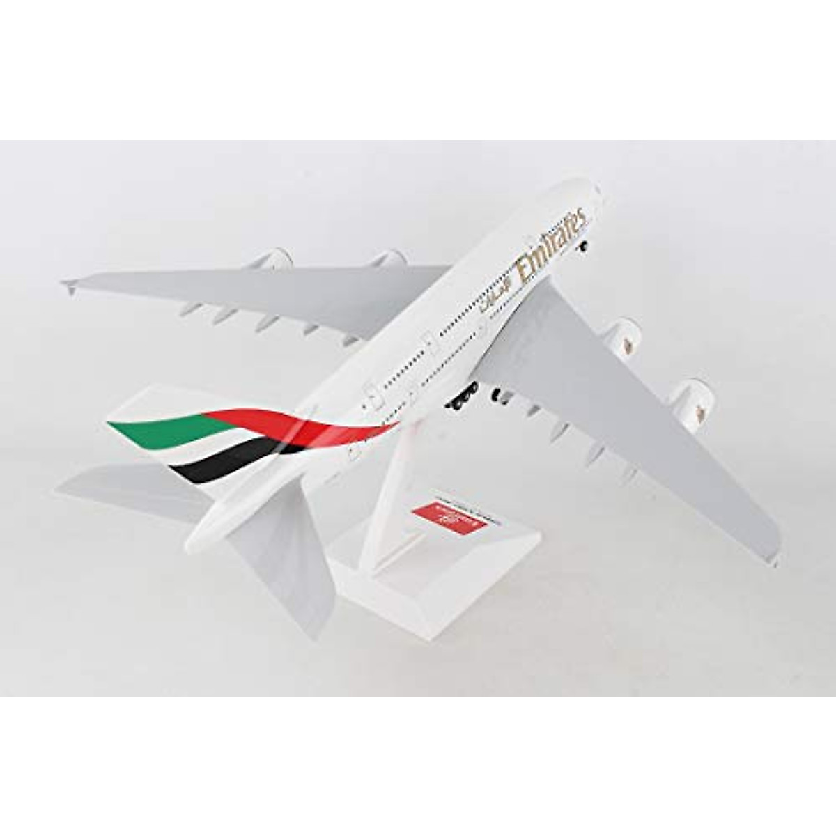 Daron Skymarks Emirates A380-800 Airplane Model Building Kit with Gear, 1/200-Scale