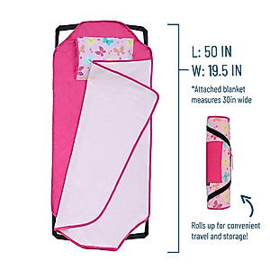 Wildkin Lunch Box Bag Bundle with Modern Nap Mat (Butterfly Garden)