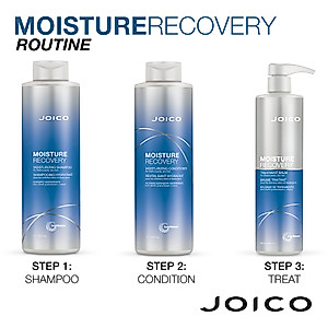 Joico Moisture Recovery Treatment Balm | For Thick, Coarse, Dry Hair | Restore Moisture, Smoothness, Strength, & Elasticity | Reduce Breakage & Frizz | With Jojoba Oil & Shea Butter | 16.9 Fl Oz