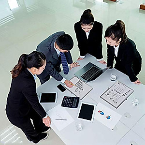 WEWLINE Small Dry Erase Board Desktop White Board Magnetic 10" x 14" Mini Dual-Sided Whiteboard Easel 360°Rotation,Home Children's Whiteboard for Training and Office Meeting