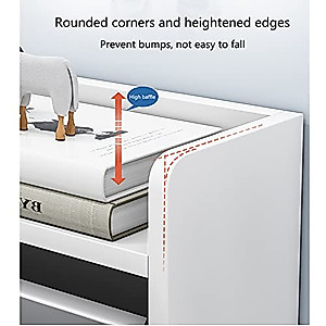 MYSNKU Shoe Cabinet Entryway White Narrow Shoe Storage Cabinet Flip Down Shoe Rack Wood 3 Tier Shoe Organizer Home and Apartment (White, 19.68x45.66)