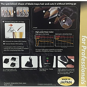 Panasonic ER1611 Professional Cordless Hair Clipper