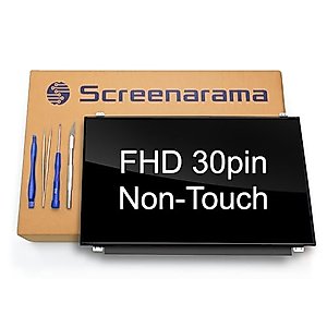 SCREENARAMA New Screen Replacement for B156HAN04.0, FHD 1920x1080, IPS, Glossy, LCD LED Display with Tools
