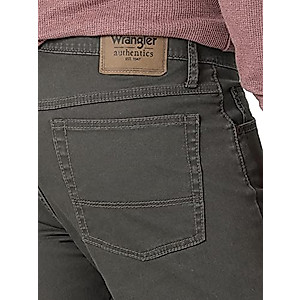 Wrangler Authentics Men's Slim Fit Straight Leg Jean, Anthracite, 33W x 32W