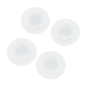4 x Silicone Analog Joystick Thumbstcks Thumb Stick Grips Caps Cover for PS4 PS3 Xbox One Xbox 360 PS2 Controllers (Clear)