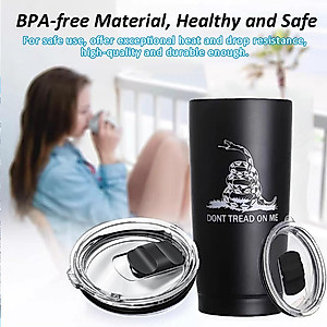 Replacement Yeti Tumbler Lid, 2Pcs 20oz Yeti Tumbler Magnetic Slider Replacement, Great Spill Proof Effect Coffee Cup Lids with Magnetic Slider Switch for 10/24oz Mug/10oz Lowball/Ozark Trail/OldStyle