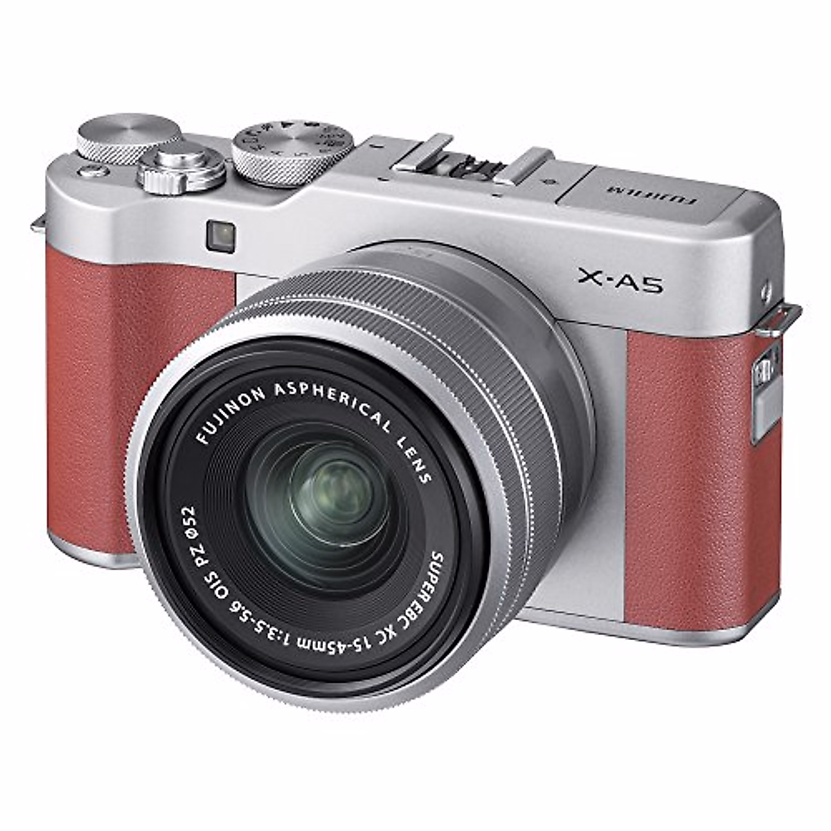 Fujifilm X-A5 Mirrorless Digital Camera w/XC15-45mmF3.5-5.6 OIS PZ Lens - Pink