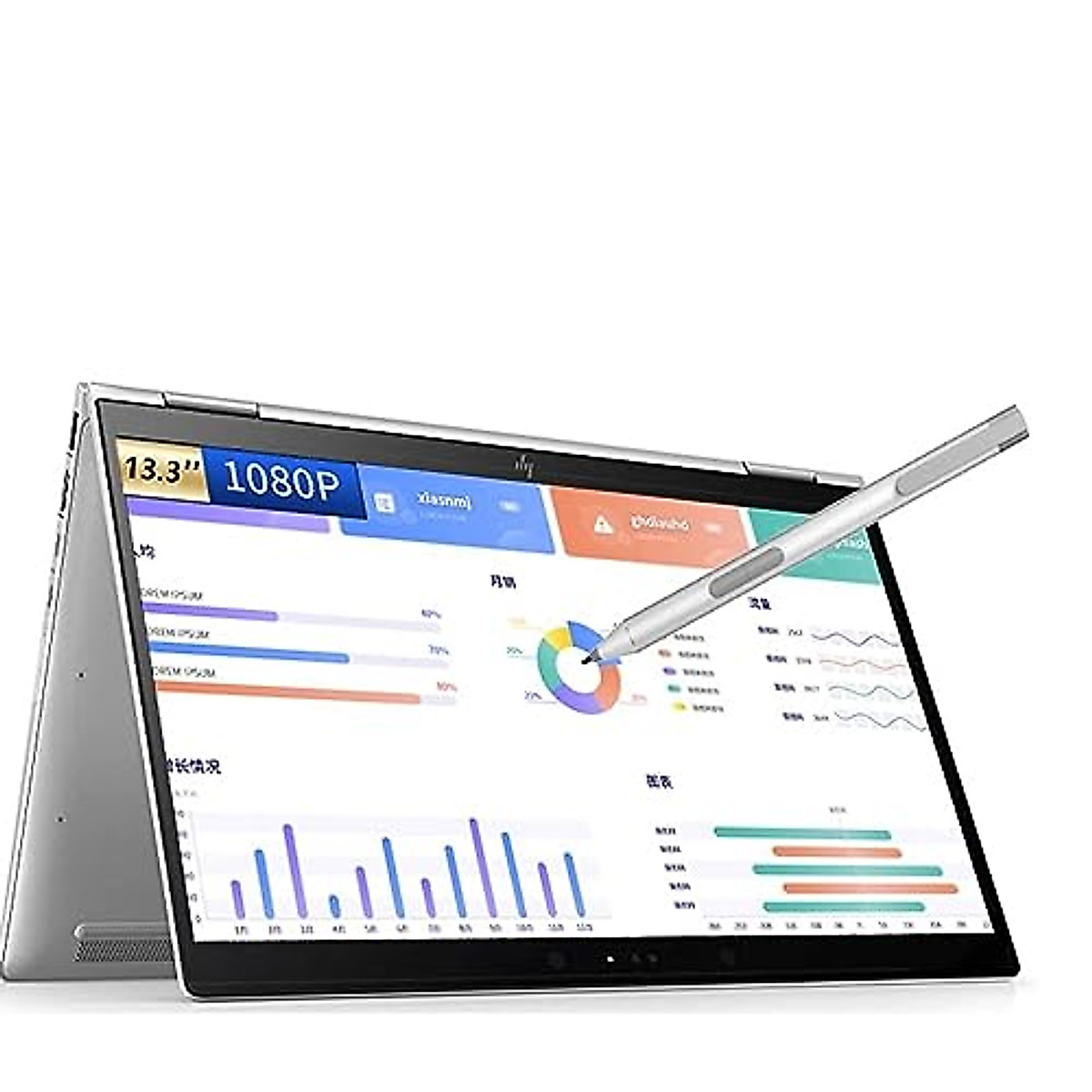 Stylus Pens for Touch Screen Active Touch Stylus Pen for HP EliteBook x360 1020 1030 1040 G2 G3 G4 G5 Elite x2 1012 1013 Tablet Stylus Pencil for HP Pencil