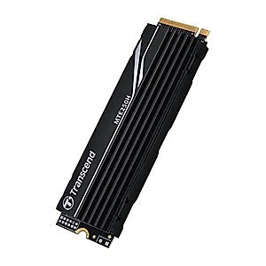 Transcend 2TB MTE250H NVMe Internal Gaming SSD Solid State Drive - Gen4 PCIe, M.2 2280 with Aluminum Heatsink, Up to 7,200MB/s - TS2TMTE250H