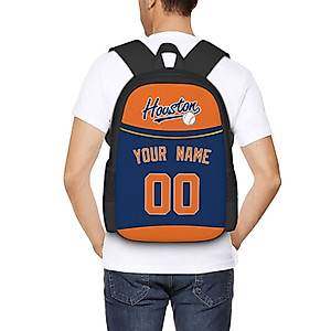 INAOO Backpack Houston Personalized Bags for Men Women Gifts