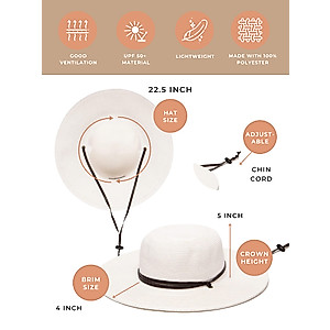 San Diego Hat Co. Womens, White