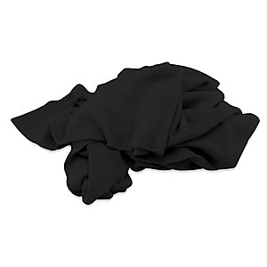 Jet&Bo 100% Cashmere Lightweight Travel Wrap, Shawl & Scarf Black, Storage Bag + Gift Box
