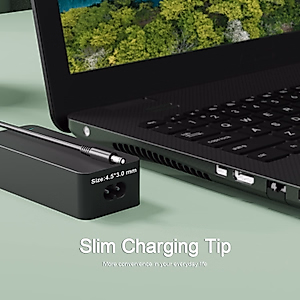 65W Laptop Charger Fit for Dell Inspiron 7506 P97F003 15 2in1 Laptop AC Power Supply Adapter Cord