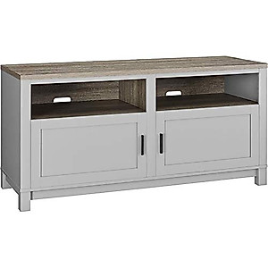 Ameriwood Home Carver Coffee Table, Gray & Home Carver TV Stand for TVs up to 60" Wide, Gray