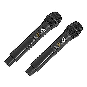 Rockville Hybrid Home Theater Karaoke Machine System w/8" Sub+(2) Wireless Mics