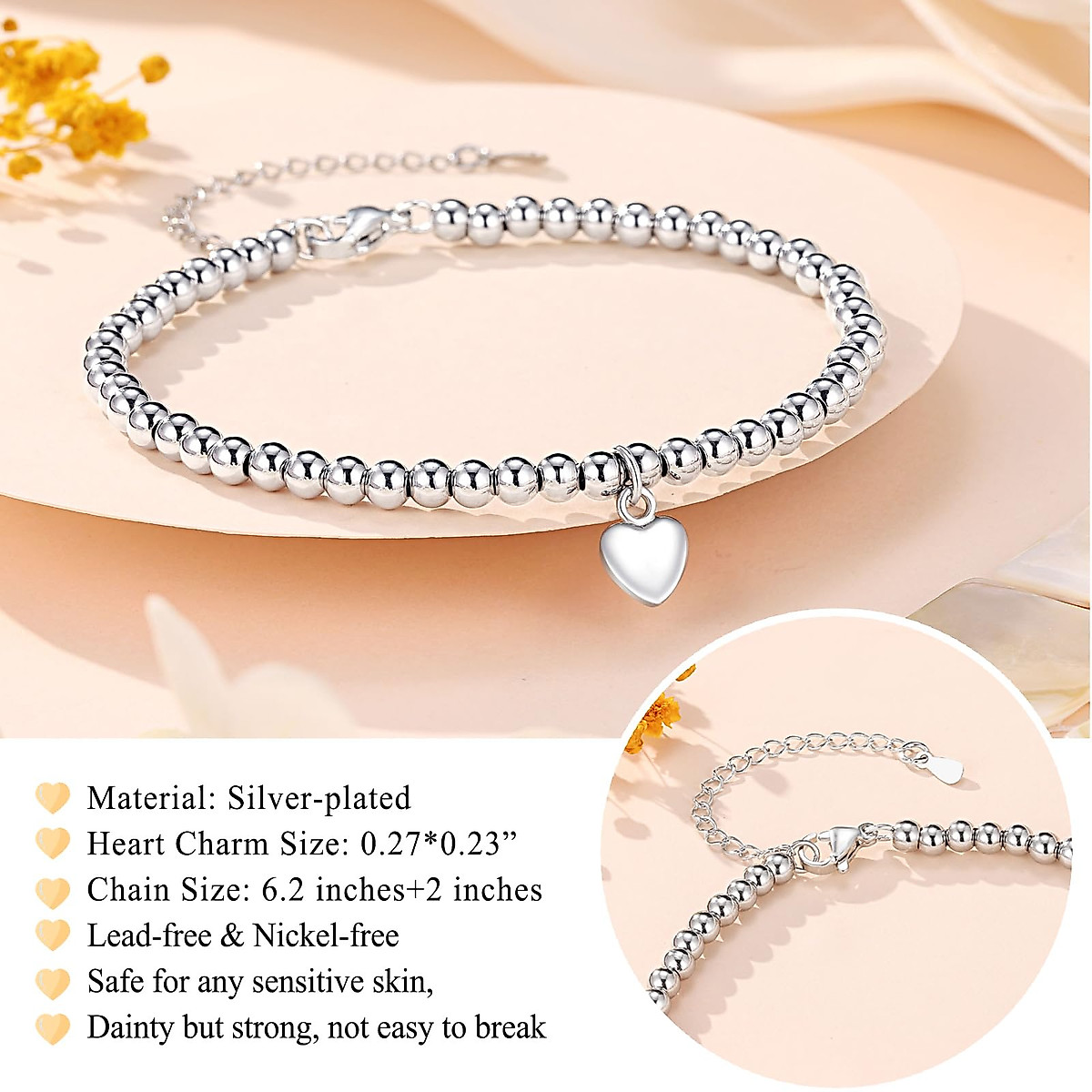 UNGENT THEM Granddaughter Gifts from Grandma Girls Bracelets Jewelry Christmas Birthday Valentines Day Confirmation Easter Gifts for Teenage Teens Girls Stuff 12 14 16 18 10