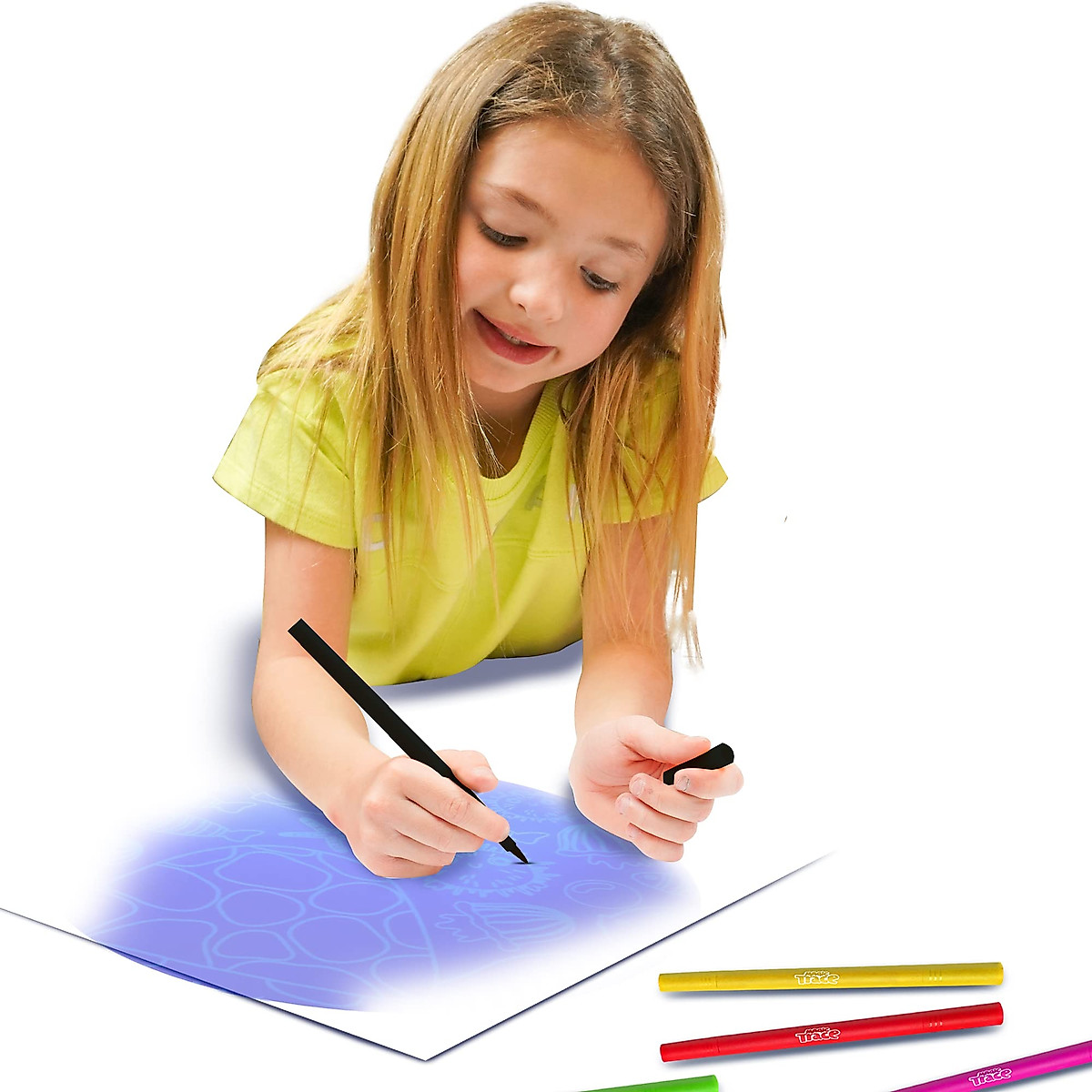 Magic Trace Light to Draw Barbie and Friends | Drawing & Coloring Activity Set | Includes 16 Pages and 6 Dual Tipped Markers |Ages 6+