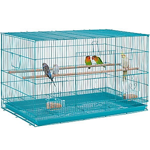 Yaheetech Flight Bird Cage Metal Extra Space Parakeet Cage for Medium Small Birds Cockatiels Conures Budgies Lovebirds