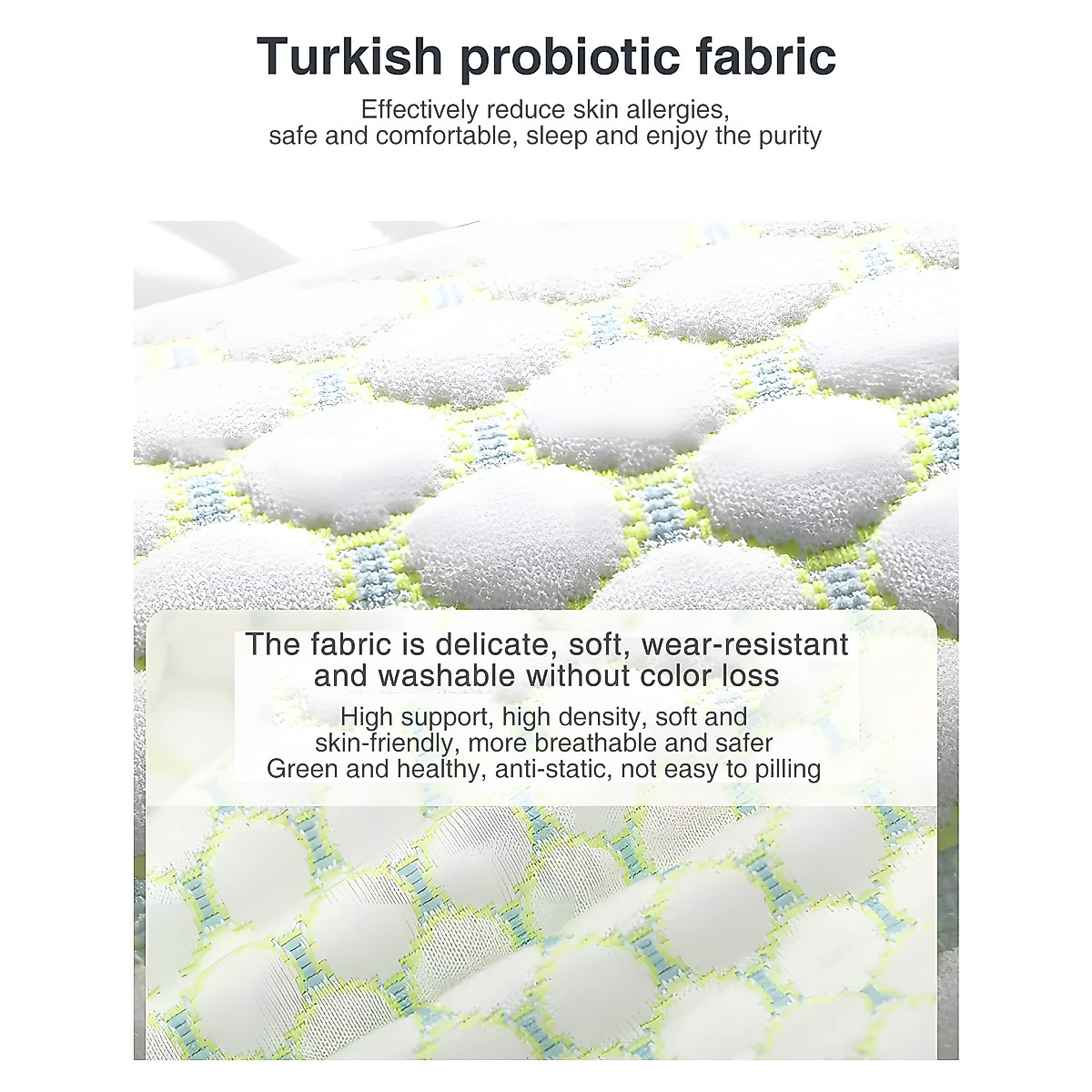 Busarilar Pregnancy Pillows for Sleeping, Maternity, Pregnancy Body Pillow Support for Back, Legs, Belly, HIPS of Pregnant Women, Detachable and Adjustable with Pillow Cover (Green, Small)