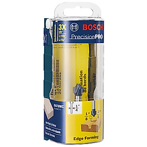 BOSCH 85478MC 3/8 In. x 5/16 In. Carbide-Tipped Plunge Roundover Router Bit