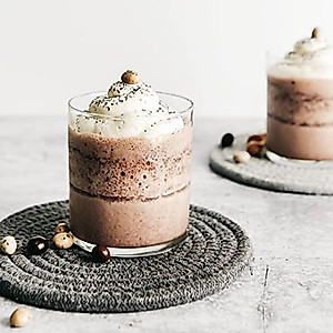 Everyday Drinking Glasses Set of 8 Drinkware Hurricane Glasses, Kitchen Glasses for Cocktail, Iced Coffee, Beer, Ice Tea, Wine, Whiskey, Water, 4 Tall Glass Cups & 4 Short Dof Drinking Glass