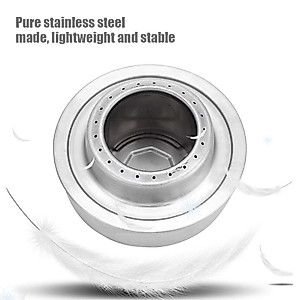 Eboxer Portable Mini Alcohol Stove Outdoor Camping Stove, Lightweight Stainless Steel Spirit for Outdoor Camping Hiking Backpacking Picnic BBQ